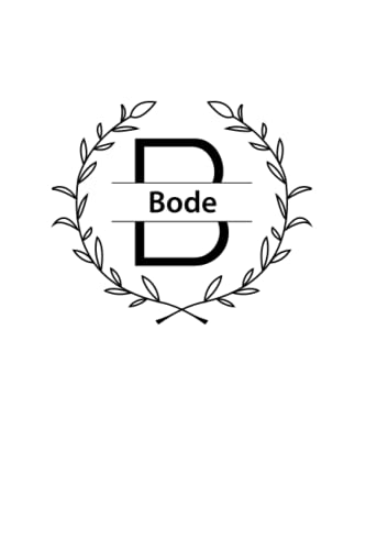 Bode: Personalized Notebook Gift for Bode.Bode's Birthday Present ...
