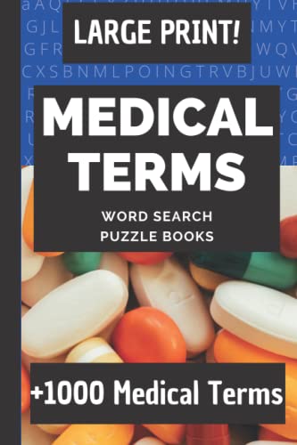Medical Terms Word Search Puzzle Book. +1000 Medical Terms in Large ...