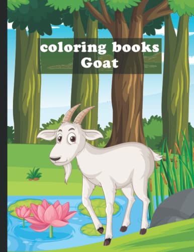 Goat coloring books: Kids' Goat Coloring Book and Additional Activities ...