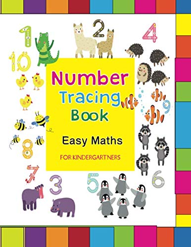 number tracing book for kindergartners: number tracing 123 Books for ...