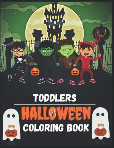 Toddlers Halloween Coloring Book: Big Fat Holloween Coloring Book for ...