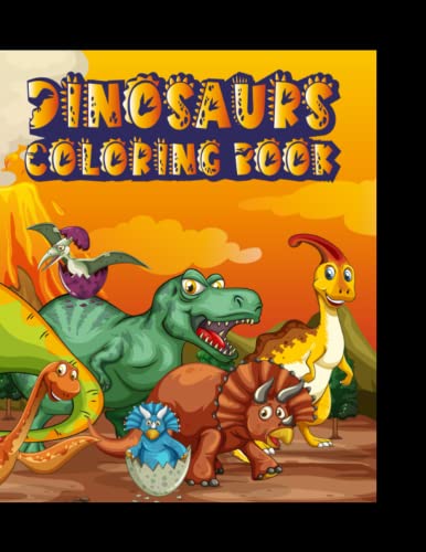 Dinosaur Coloring Book For Kids Ages 2 to 12 Years by Mr Joseph ...