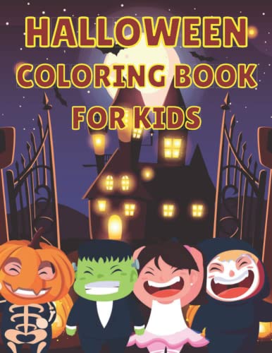 Halloween Coloring Book for Kids: Relaxing Coloring Pages Collection of ...