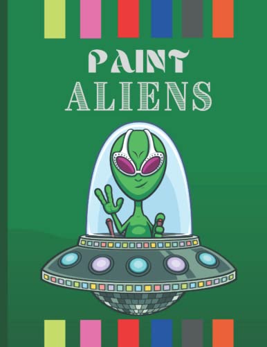 Alien Coloring Book - Beautiful and amazing illustrations of green ...