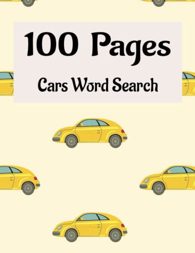 1000 Cars Word Search: Best Word Searches: 100 Word Search by Wordworth ...