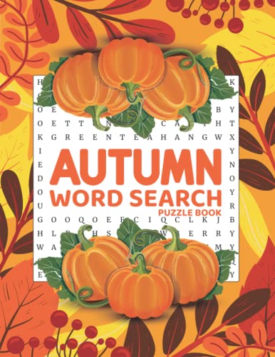 Autumn Word Search Puzzle Book: 1200+ Words Seasonal Biggest Puzzle ...
