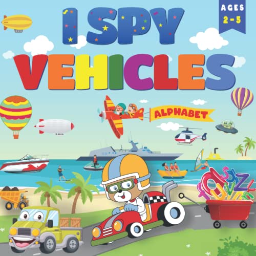 Let's Play I Spy Vehicles: I Spy With My Little Eye Vehicles Book for ...