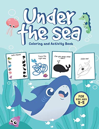 under the sea coloring and activity book: for kids ages 2-5 by Clever ...