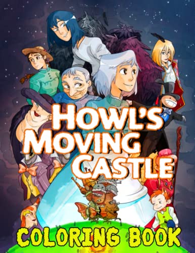 Howl Coloring Book: A Colouring Challenging Wonderful Activity Lover ...