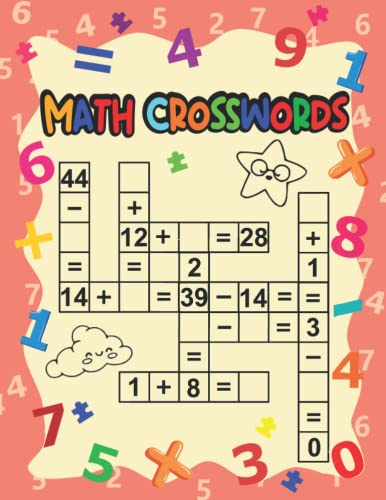 Math Crosswords: Addition &Subtraction Crossword Puzzles workbook for ...