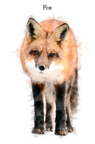 Fox: Notebook, 120 blank lined pages, 6 by 9 by Typeglyphs Publishing ...