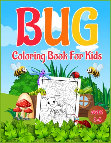 bug coloring book for kids Ages 3-6: Coloring book Fun and Awesome ...