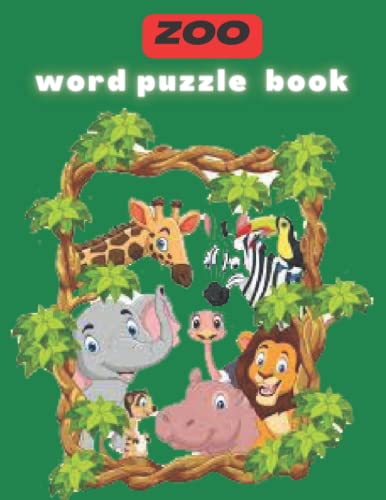 zoo word puzzle book: animals names types word searching puzzle book ...