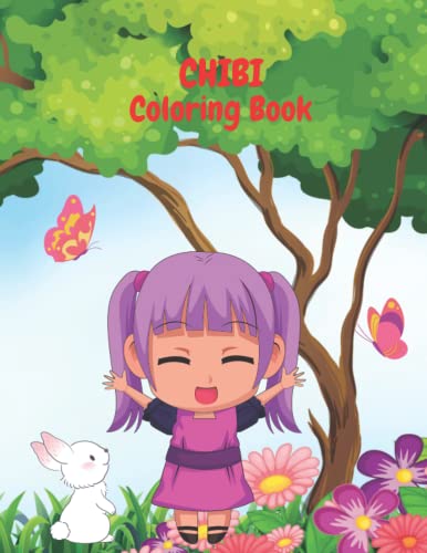 Wonderful Chibi Coloring Book for Kids: 50 Wonderful Chibi Coloring ...