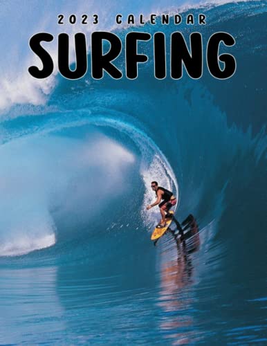 A Photo Book Of Surfing: 2023-2024 Calendar Surfing Bonus 4 Months 2024 ...