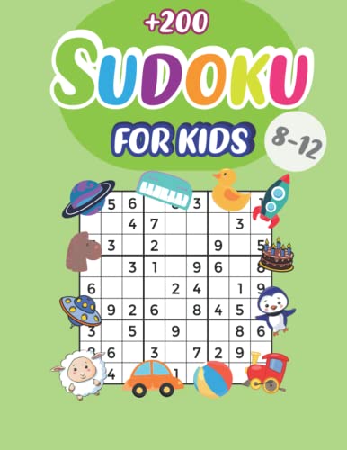 Sudoku For Kids Ages 8-12: +200 Sudoku Puzzles For Kids And Beginners ...