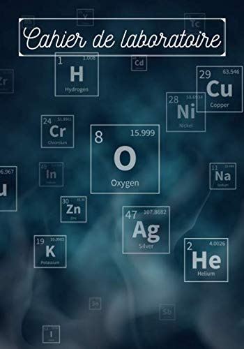 Cahier de laboratoire: Cahier de notes de laboratoire biologie physique ...