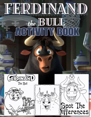 Ferdinand Activity Book: Exclusive Be Happy The Maze Bull One Of A Kind ...