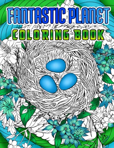 Fantastic Planet Coloring Book: Fantastic Outer Space Coloring with ...