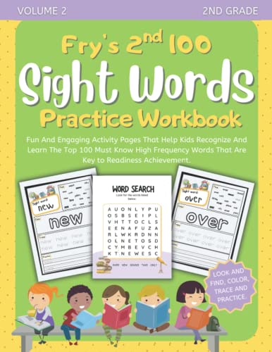 Fry's 2nd 100 Sight Words Practice Workbook: Fun And Engaging Activity ...