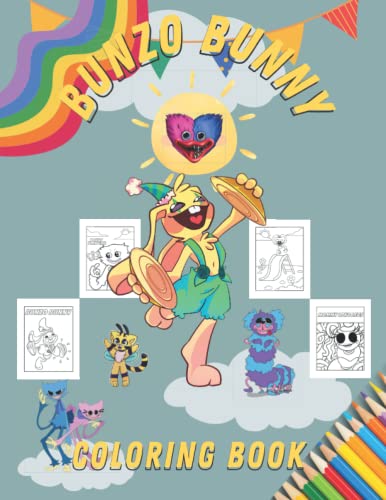 Bunzo Bunny Coloring Book: New Original Bunzo Bunny Coloring Book ...
