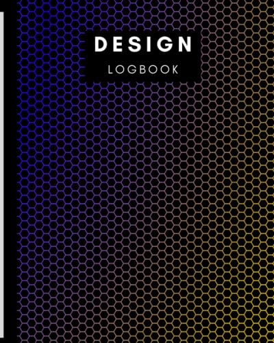 8" x 10" Design Logbook with graph paper - 100 pages Beehive Gradient ...