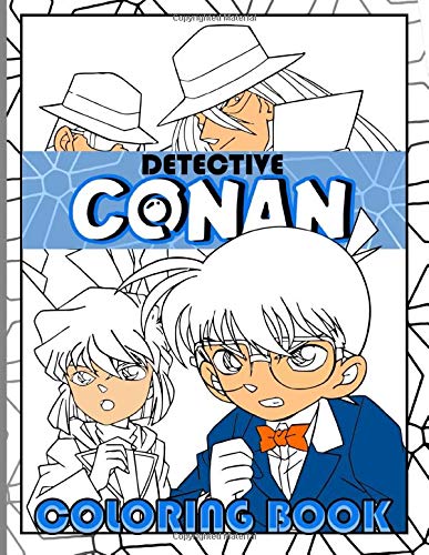 Detective Conan Coloring Book: Unofficial High Quality Detective Conan ...