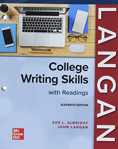 Loose Leaf for College Writing Skills with Readings by John Langan ...