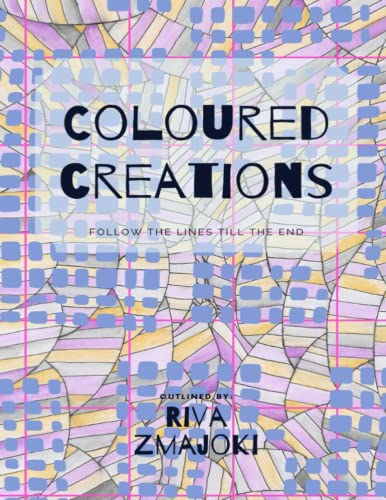Coloured Creations: Coloured Book, Meditative Artwork with ...