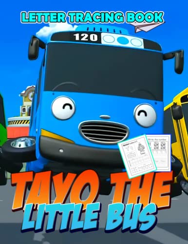 Tayö thë Lịttle Bus Letter Tracing Book: Easy Alphabet Handwriting ...