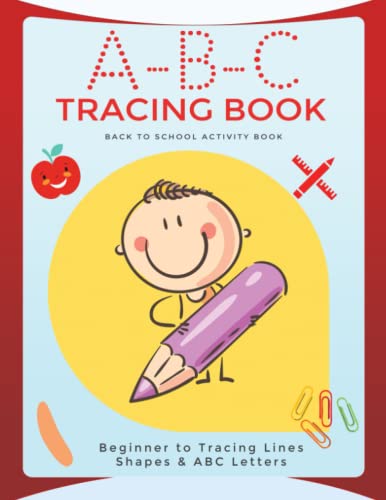 ABC Tracing Book: Letter and Number Tracing Book for Kids Ages 3-5 by ...