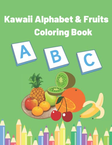 ABCD Fruits Coloring Book For Kids Alphabet, Fruits, Numbers, Seasons ...