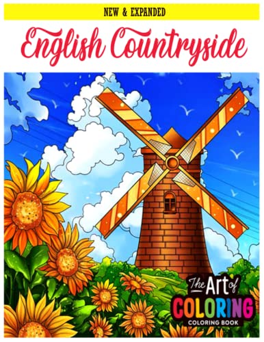 English Countryside Coloring Book: An Adult Coloring Book Featuring ...