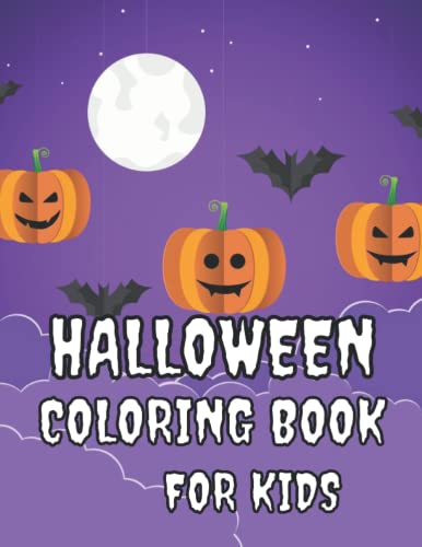 Halloween Coloring Book for Kids: Relaxing Coloring Pages Collection of ...