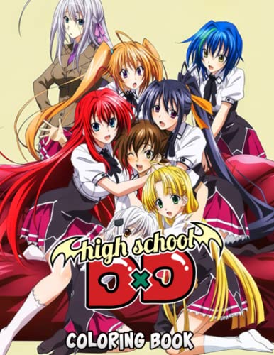 Highschool Coloring Book: Wonderful With Easy Dxd The Complete An Adult ...