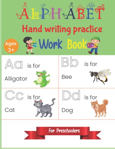 ALPHABET HAND WRITING PRACTICE WORKBOOK: Handwriting Practice for Kids ...
