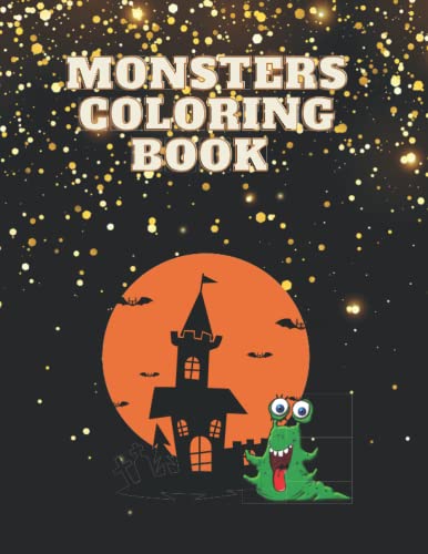 Monsters coloring book: Wonderful coloring book for toddlers. by Emily ...