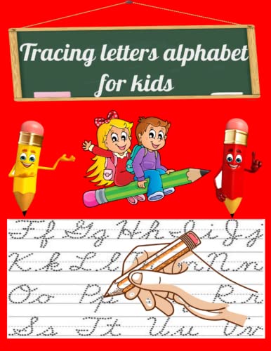 tracing letters alphabet for kids Ages 3-5: Learn To Write Letters ...