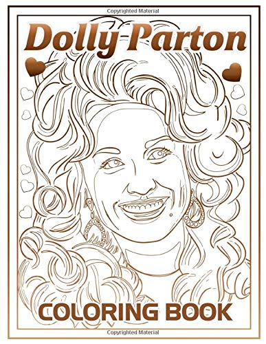 Dolly Parton Coloring Book: Anxiety Dolly Parton Coloring Books For ...