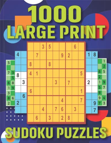 1000 Large Print Sudoku Puzzles: 1000 Puzzles:Ultimate Challenge ...