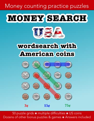 Money search USA wordsearch with American coins: Education resources by ...