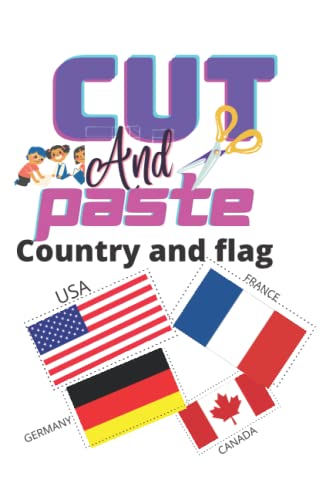 CUT AND PASTE BOOK: Cut and paste book for kids aged 3 - 5: over 50 ...