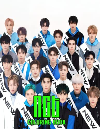 Nct Coloring Book: With Easy A Colouring Large Print Books For Adults ...