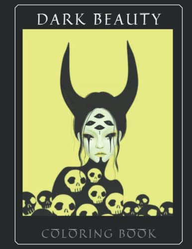 Dark Beauty Horror Coloring Book: Coloring books for adults relaxation ...