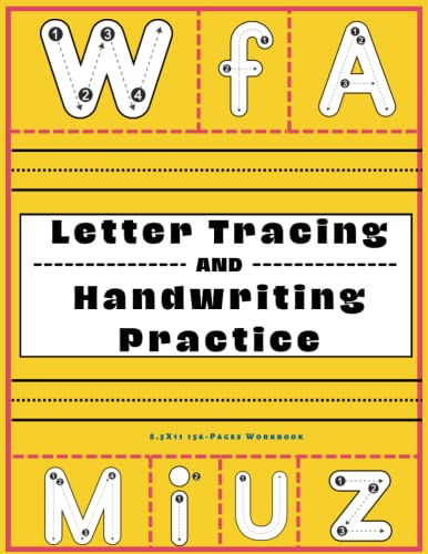 Letter Tracing And Handwriting Practice Workbook For Ages 5 And Up: 8 ...