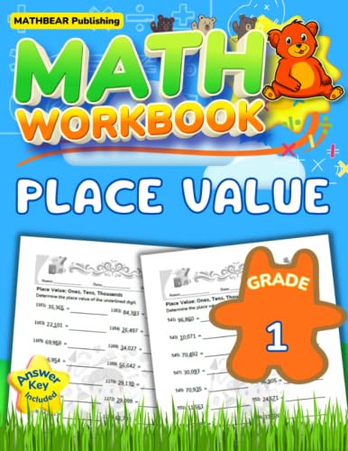 MathBear: Math Workbook Grade 1: Place Value: 1st Grade Place Value ...