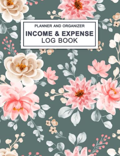 Simple Daily Income and Expense Log Book Large Print for Women: Ledger ...