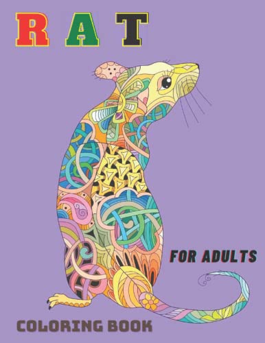 Rat Coloring Book: Coloring Book For Kids and Adults by NONO Coloring ...