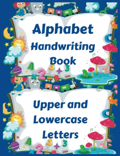 Alphabet Handwriting Book. Upper And Lower Case Letters: Letters ...