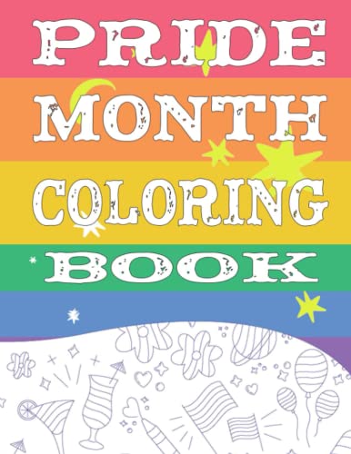 Pride Month Coloring Book: Proud Ally with Rainbow for LGBT by The Blue ...